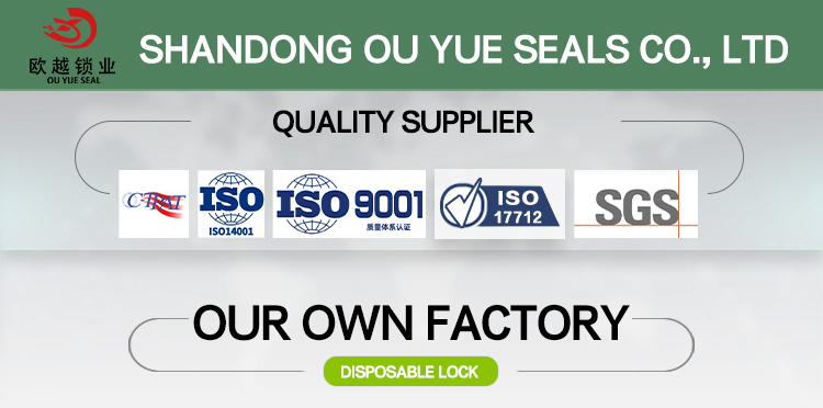 OY-PS105 ISO 9001 Mechanical Seal Strip / Security Plastic Seal Price ...